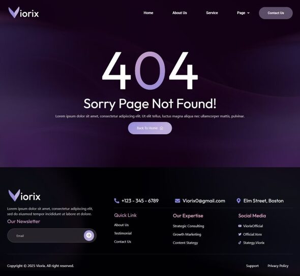 Viorix - Digital Marketing Agency Elementor Template Kit by Kitpro