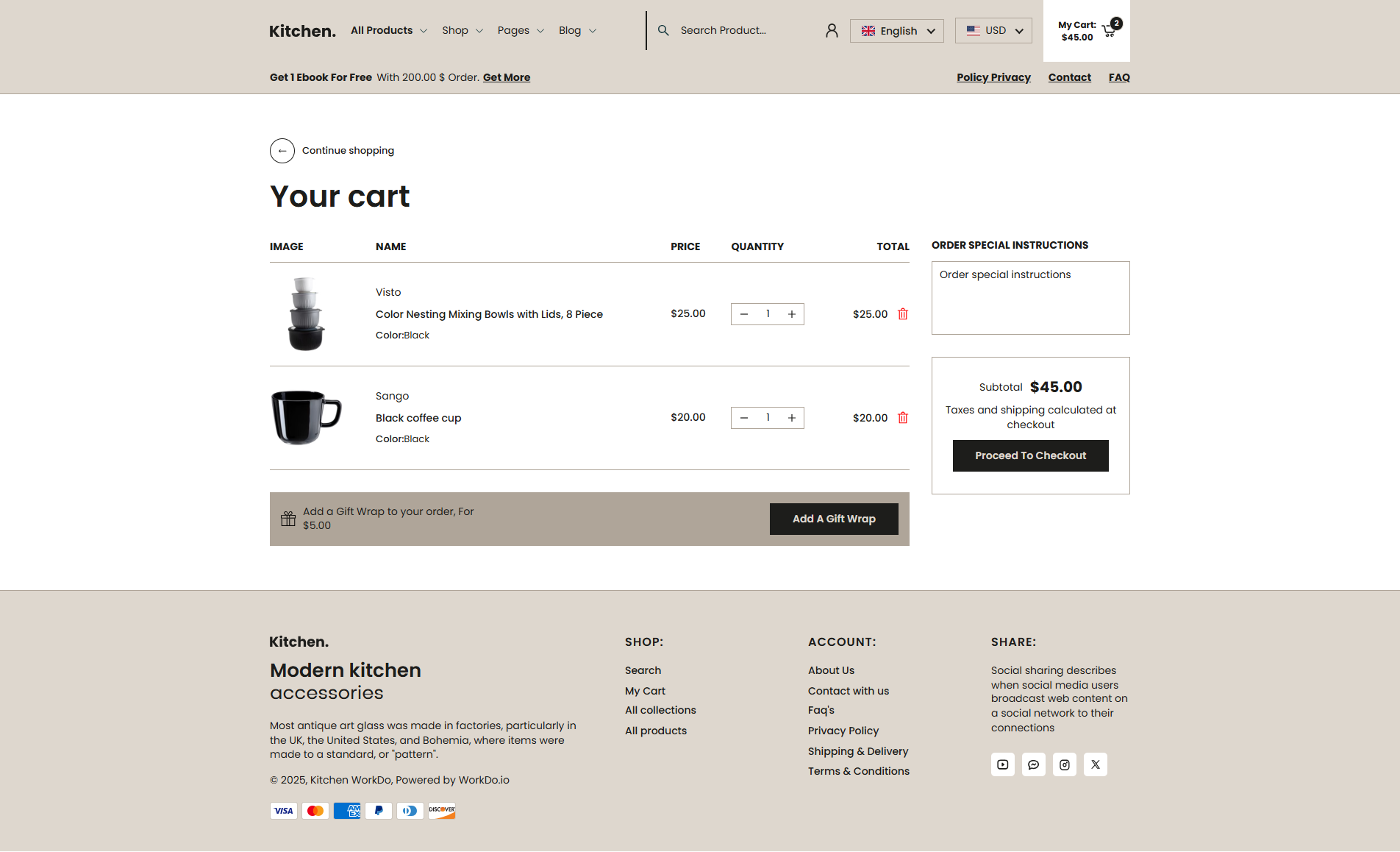 Kitchen - Shopify 2.0 Kitchen Furniture Store Theme by WorkDo | ThemeForest