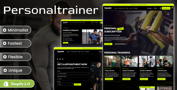 Personal Trainer - Fitness Equipment Shopify 2.0 Theme by WorkDo ...