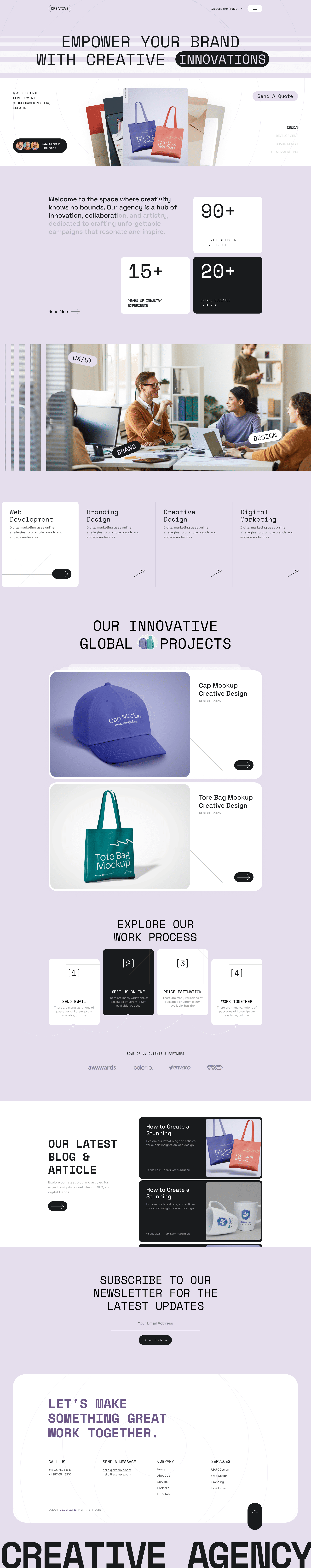 Plexify - Creative Agency Figma Template by DexignZone | ThemeForest