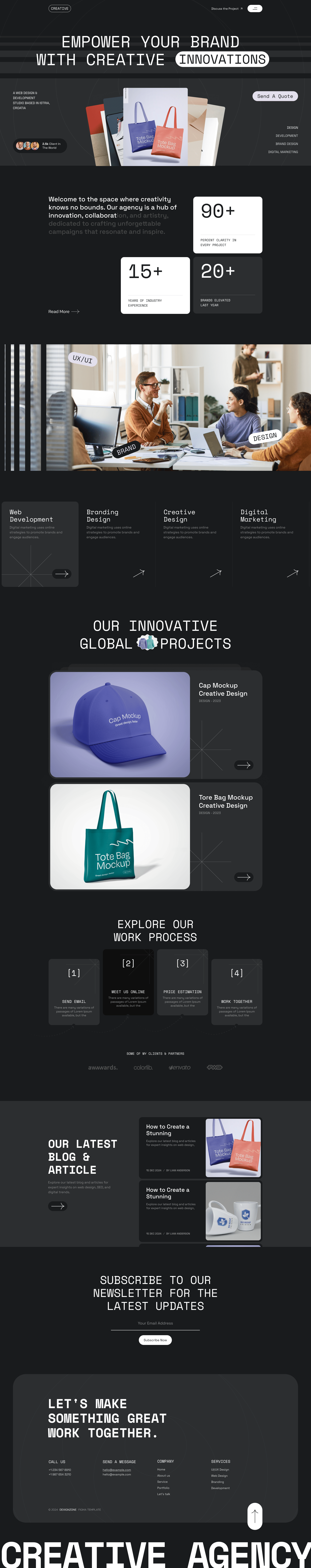 Plexify - Creative Agency Figma Template by DexignZone | ThemeForest