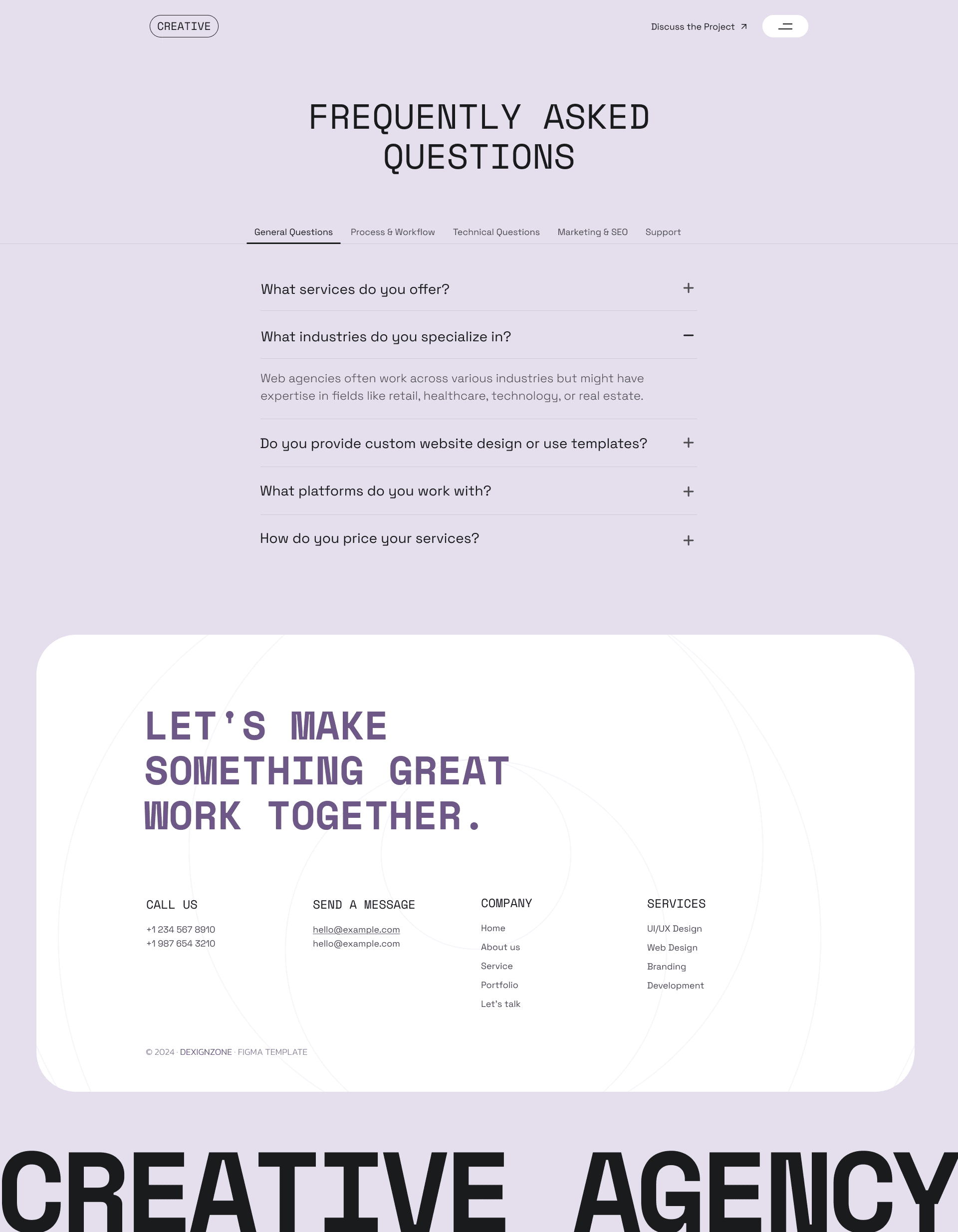 Plexify - Creative Agency Figma Template by DexignZone | ThemeForest