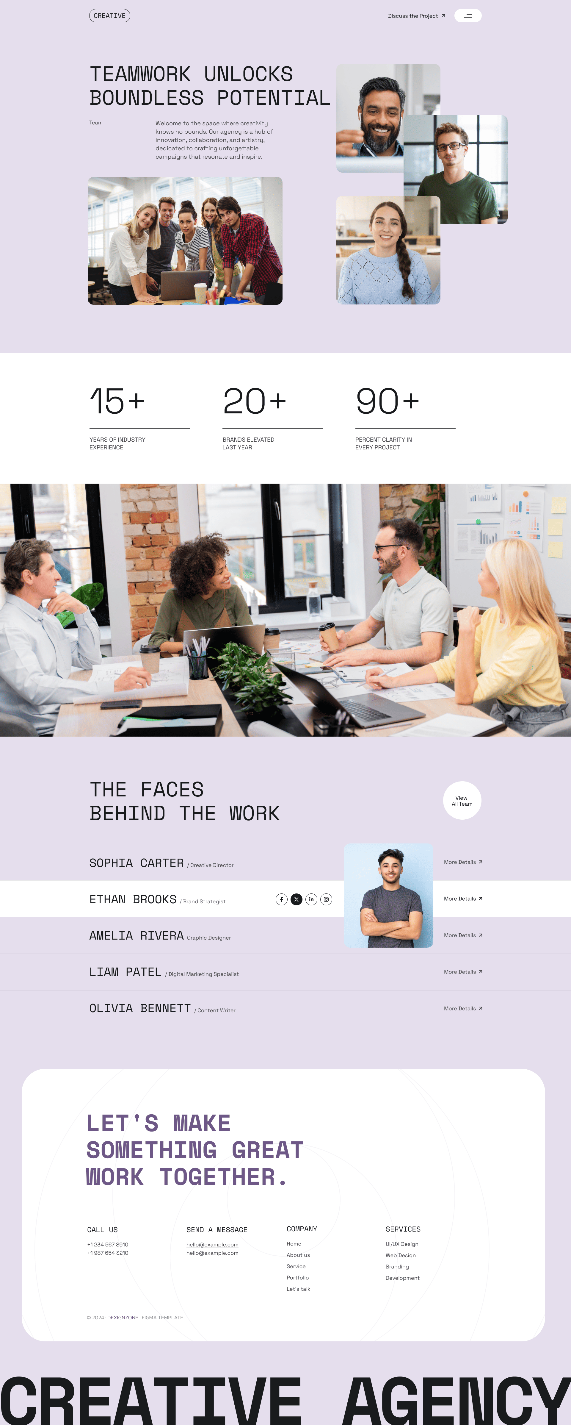 Plexify - Creative Agency Figma Template by DexignZone | ThemeForest