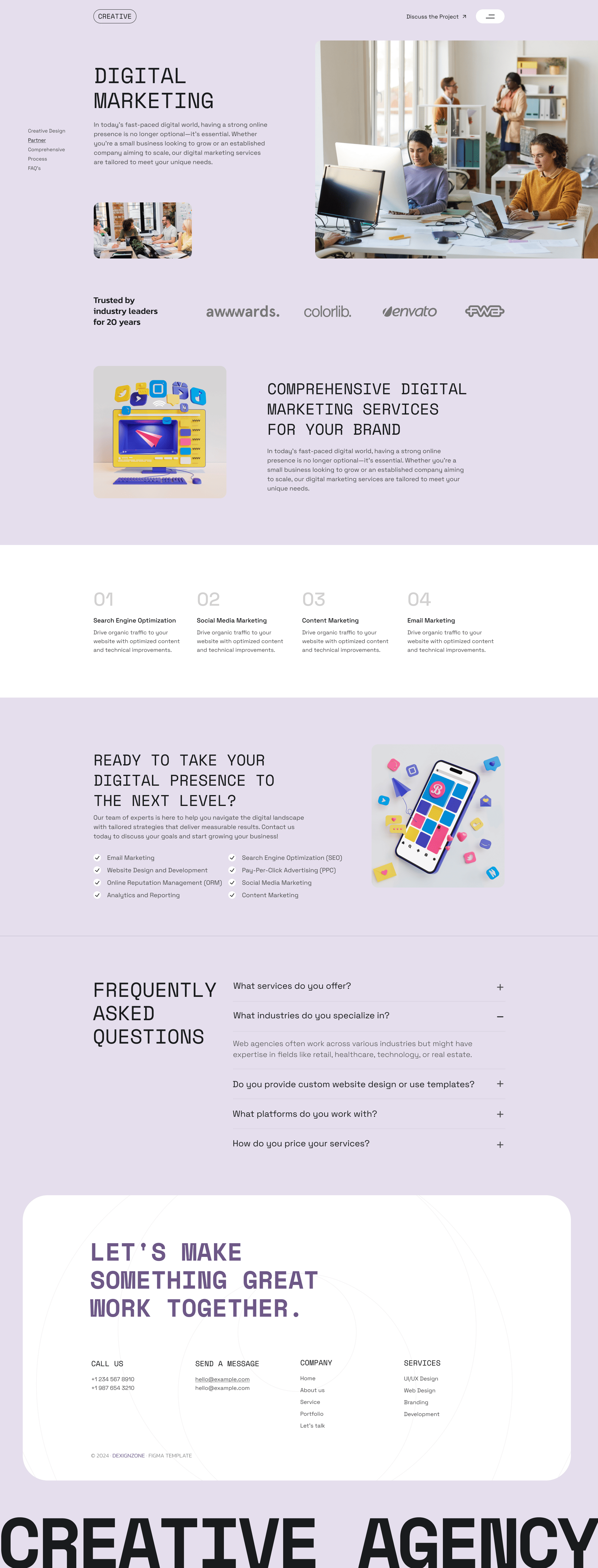 Plexify - Creative Agency Figma Template by DexignZone | ThemeForest
