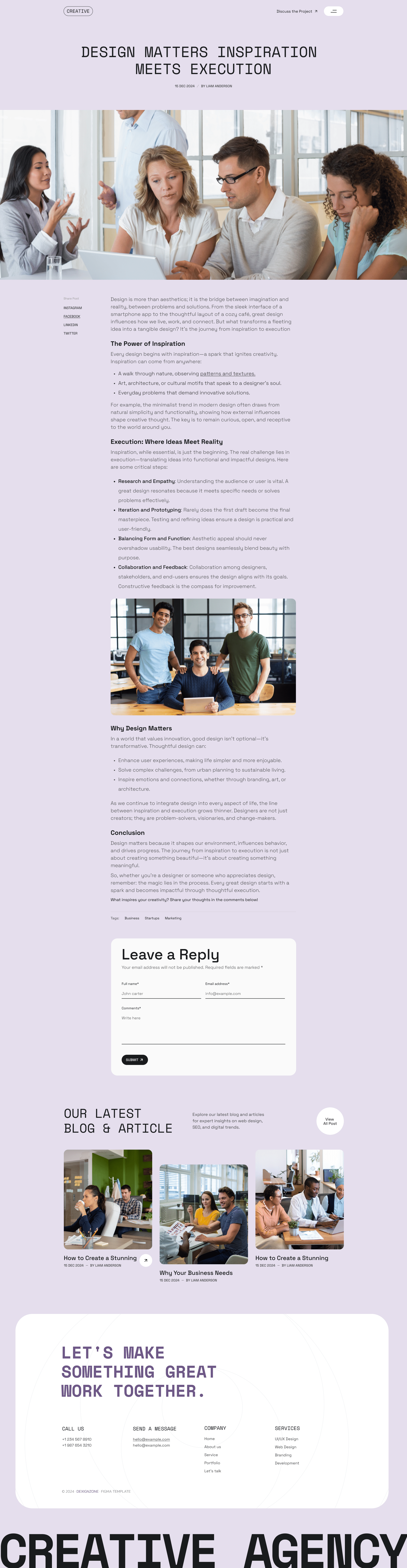 Plexify - Creative Agency Figma Template by DexignZone | ThemeForest