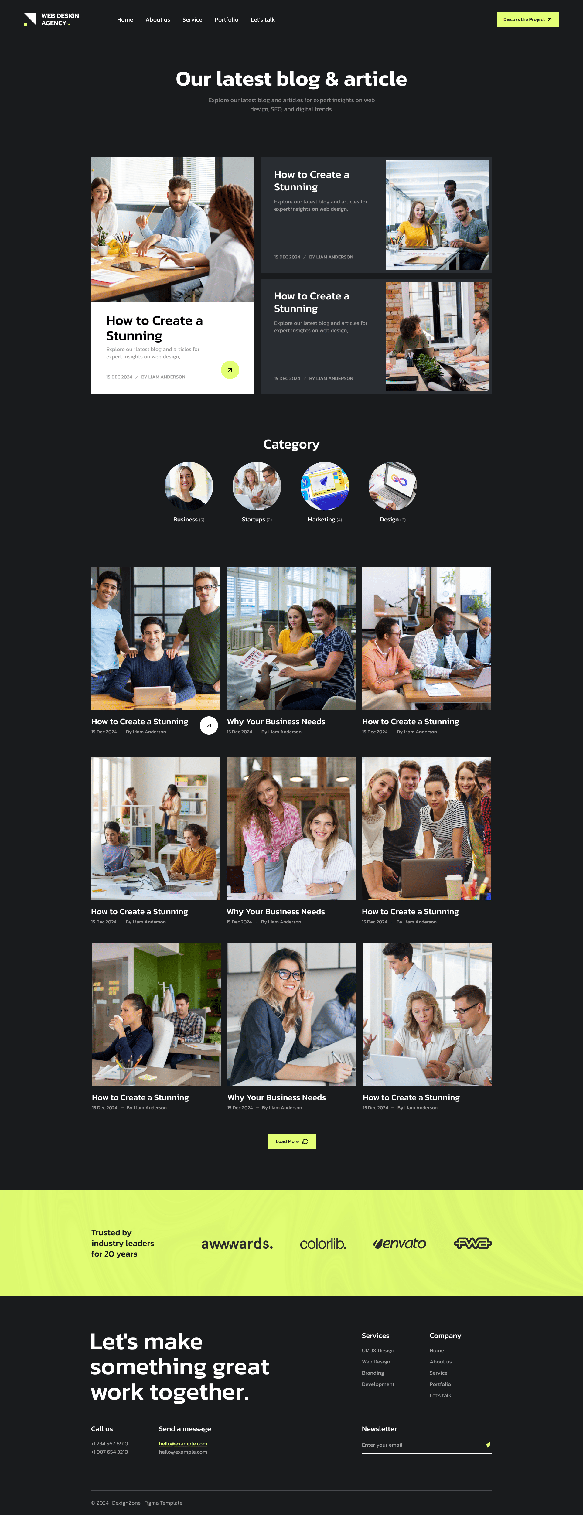 Plexify - Creative Agency Figma Template by DexignZone | ThemeForest