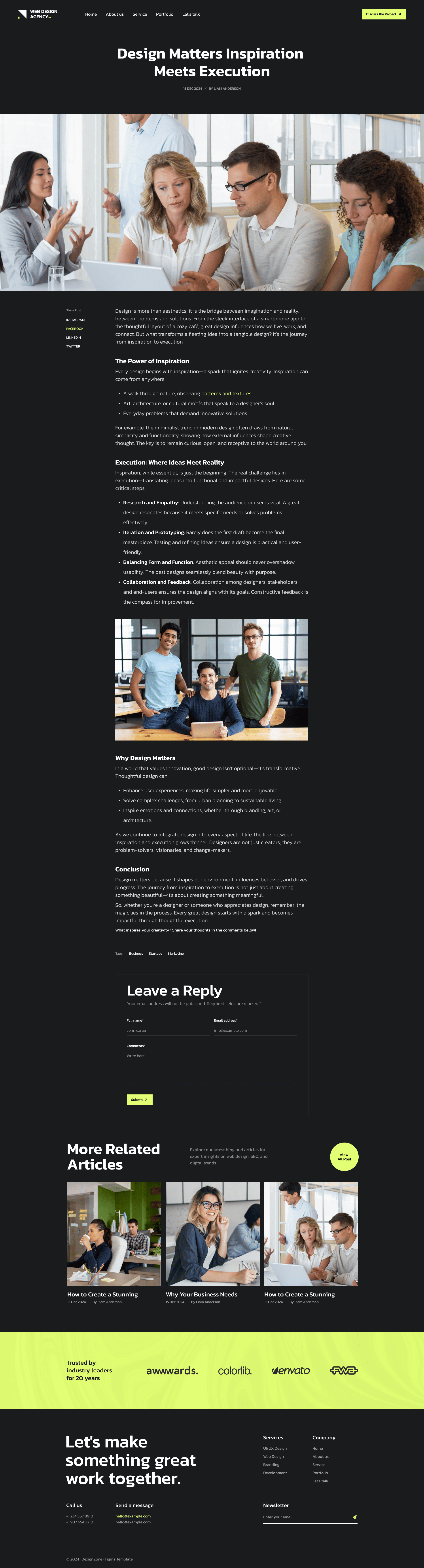 Plexify - Creative Agency Figma Template by DexignZone | ThemeForest