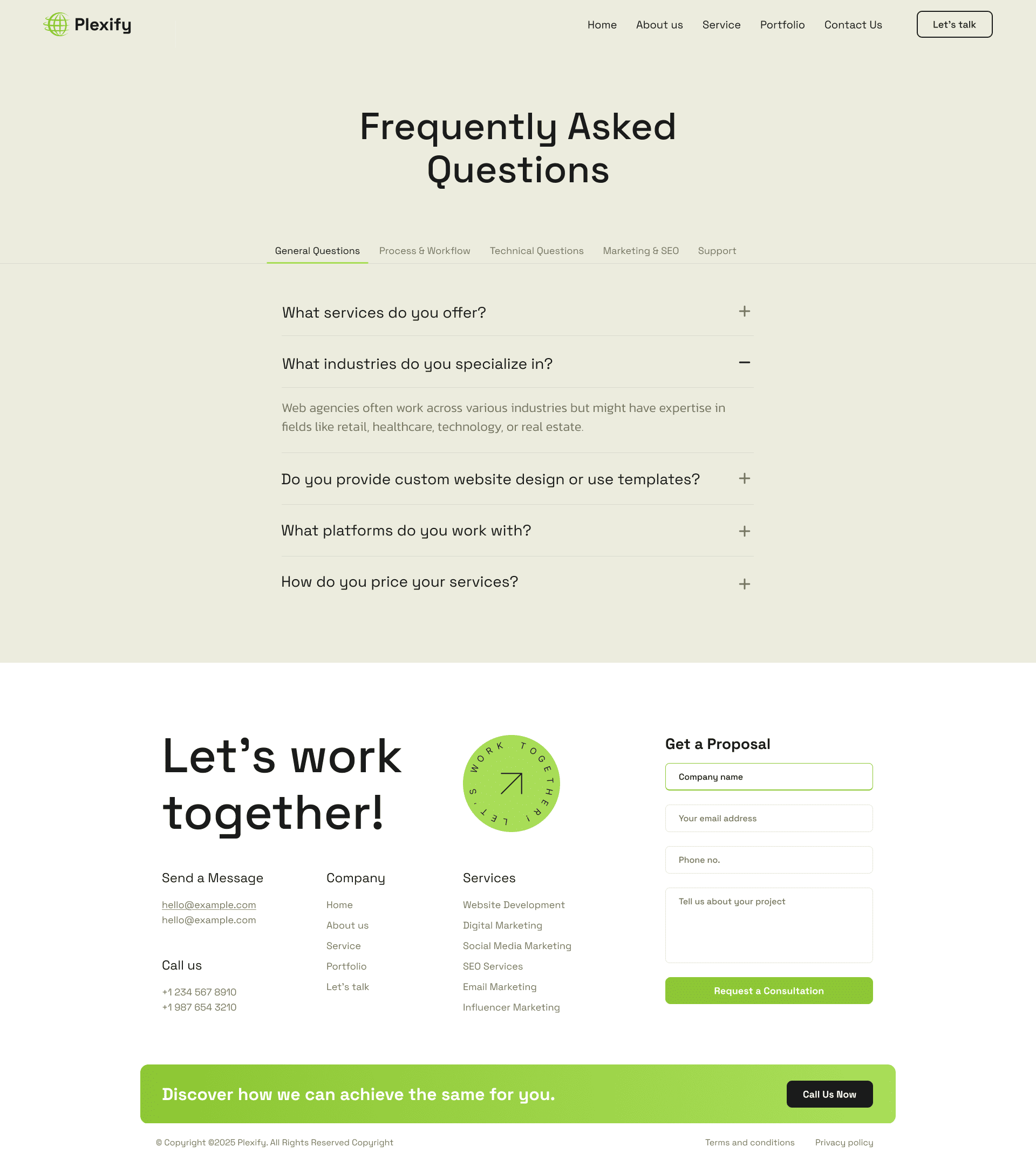 Plexify - Creative Agency Figma Template by DexignZone | ThemeForest