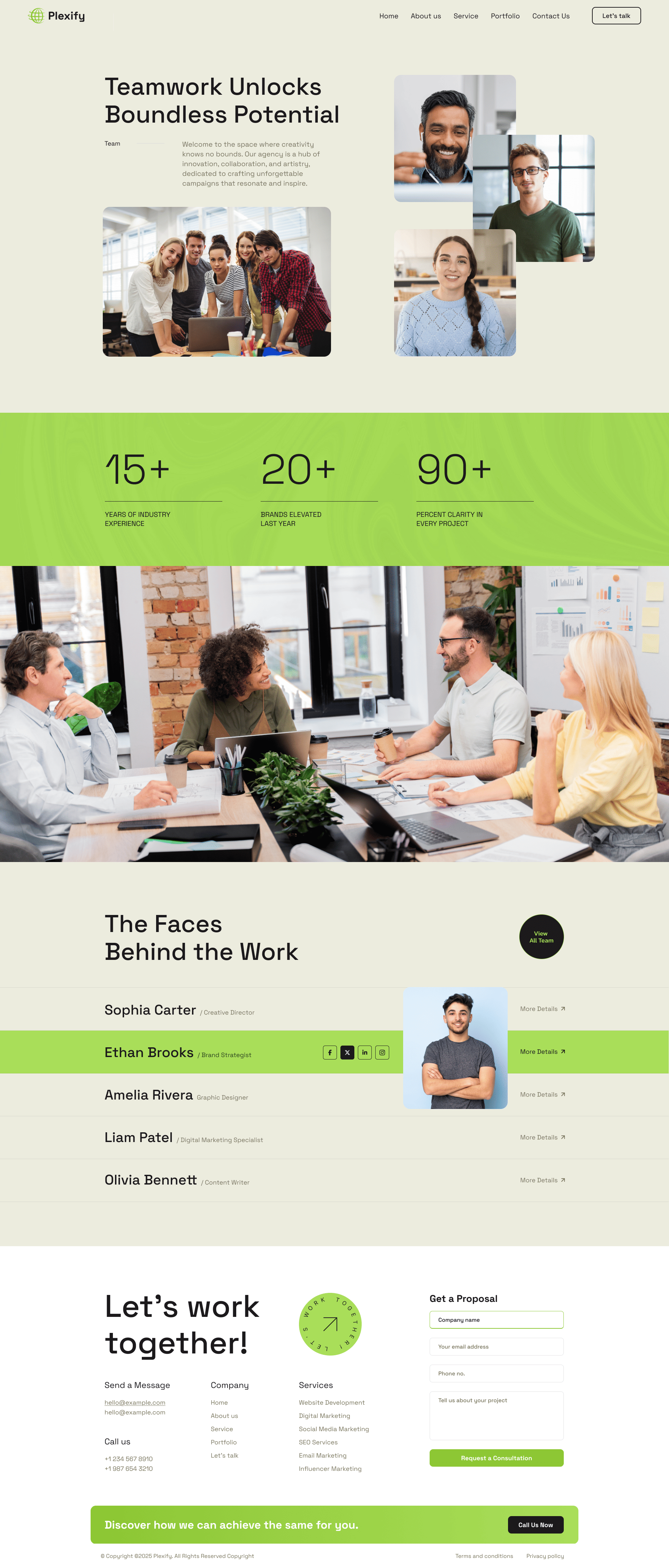 Plexify - Creative Agency Figma Template by DexignZone | ThemeForest