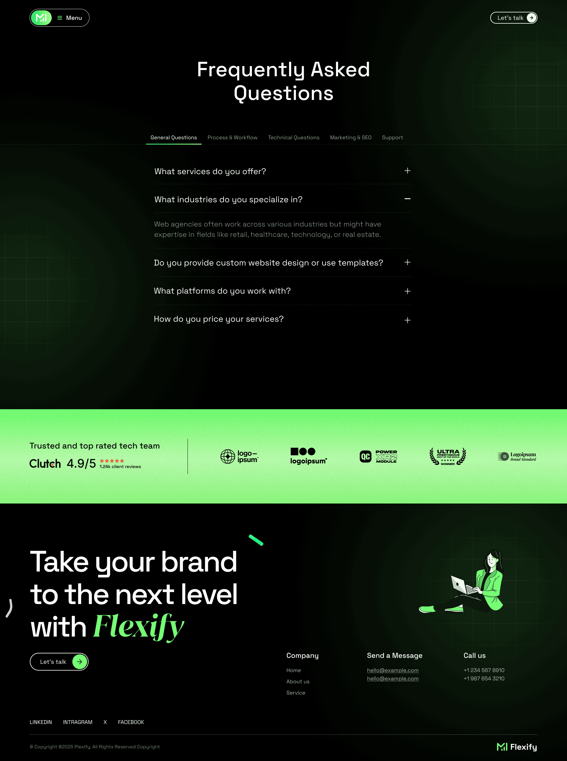 Plexify - Creative Agency Figma Template by DexignZone | ThemeForest
