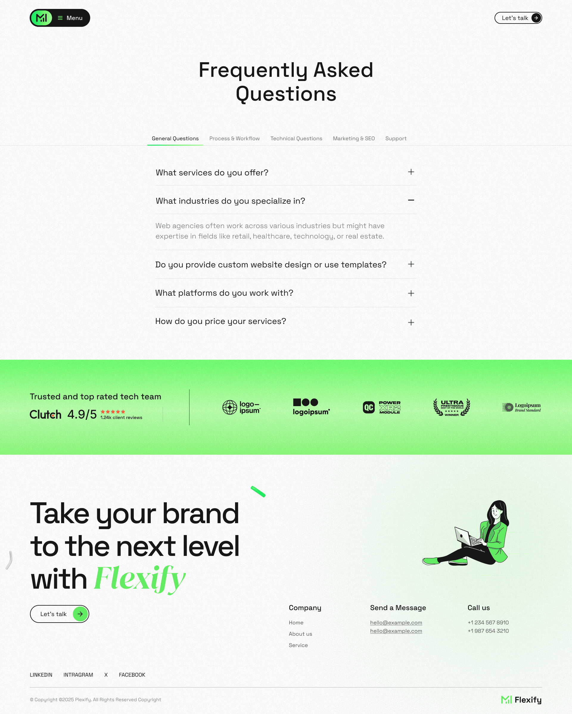 Plexify - Creative Agency Figma Template by DexignZone | ThemeForest