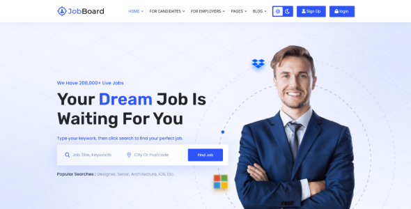 JobBoard - React Job Board Job Seeker and Listing Template by DexignZone