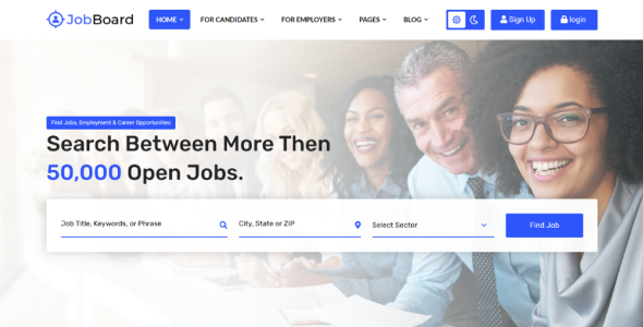 JobBoard - React Job Board Job Seeker and Listing Template by DexignZone