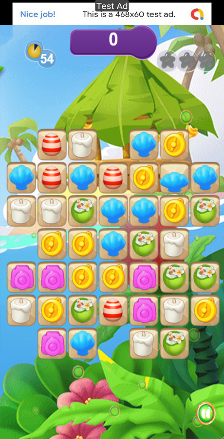 Tropical MATCH (Admob + GDPR + Android Studio) by gradle | CodeCanyon