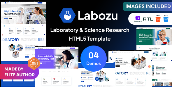 Labozu - Laboratory & Science Research HTML5 Template by ThemeHt | ThemeForest