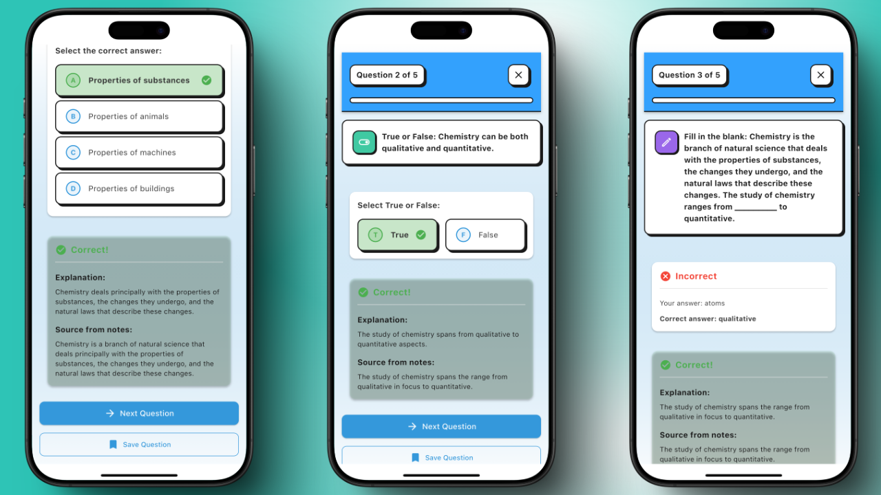 EduQuiz AI – Flutter Smart Exam Prep, Flashcards & Quiz App for Android & iOS by snap2solveapps