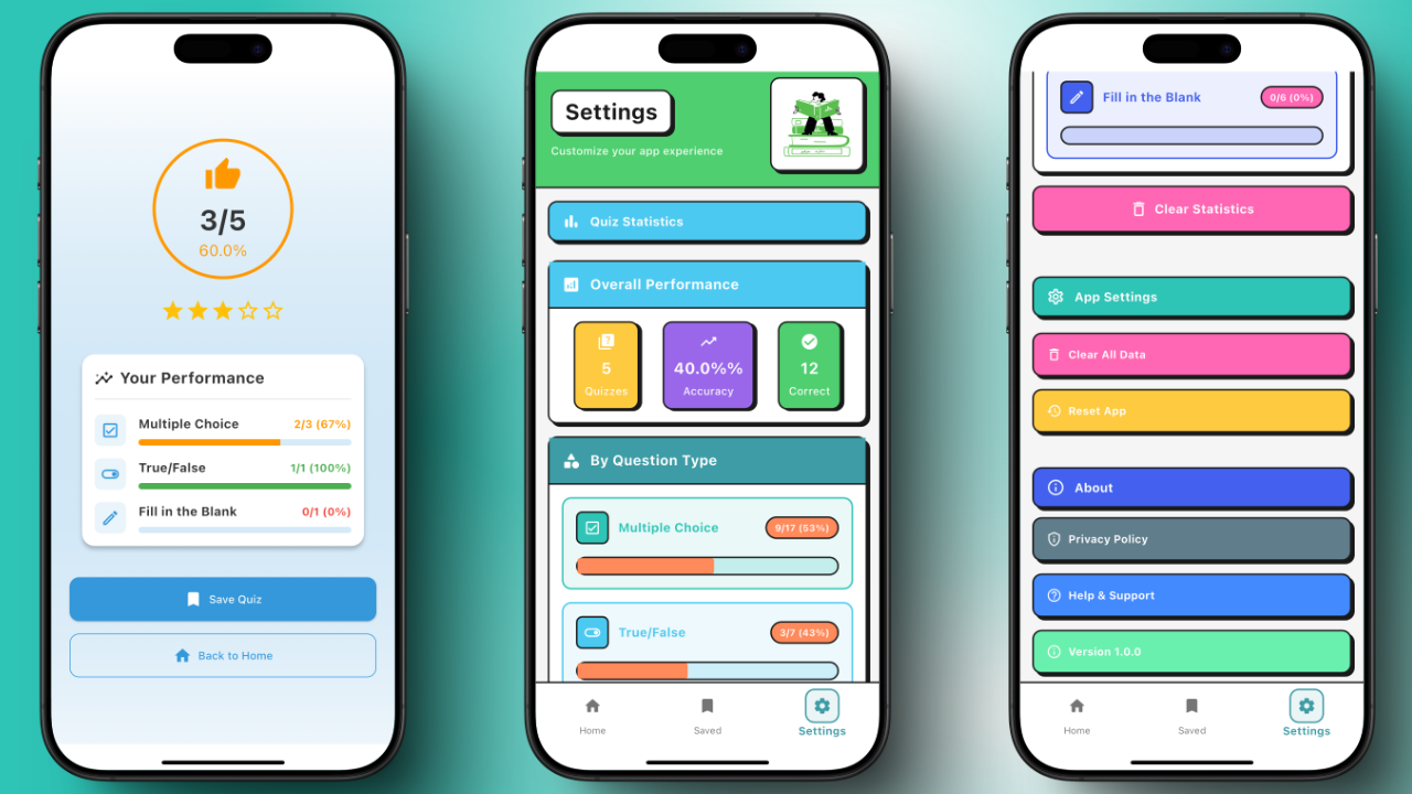 EduQuiz AI – Flutter Smart Exam Prep, Flashcards & Quiz App for Android & iOS by snap2solveapps