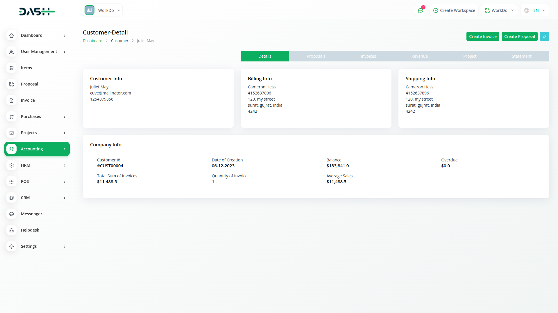 WorkDo Dash SaaS - Open Source ERP with Multi-Workspace by WorkDo | CodeCanyon