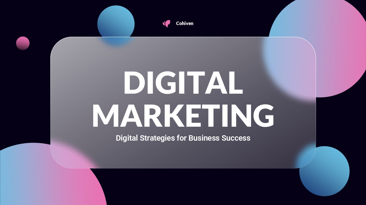 Digital Marketing PowerPoint Template, Presentation Templates ...