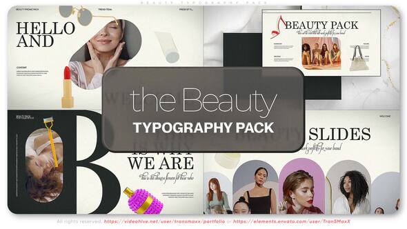 Beauty Typography Pack, After Effects Project Files | VideoHive