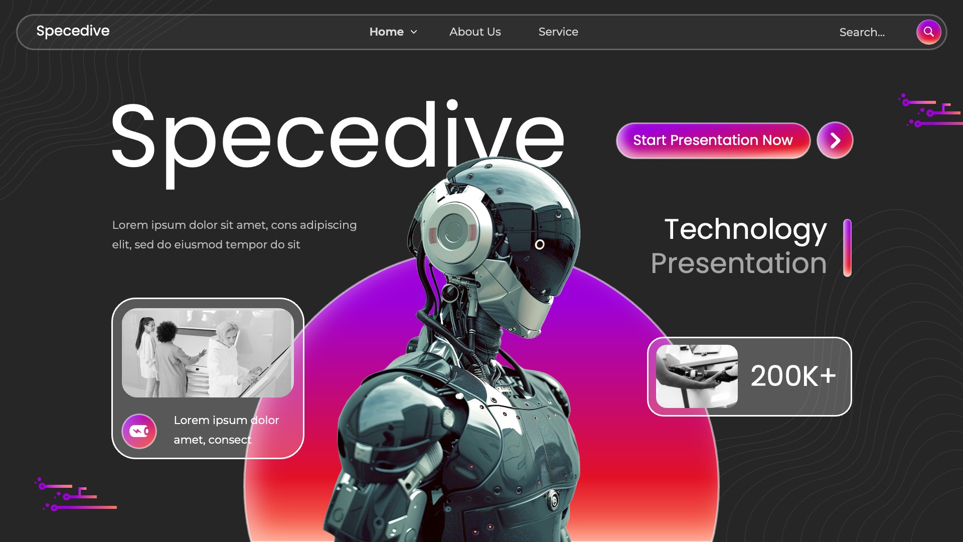 Technology Google Slide Template, Presentation Templates | GraphicRiver