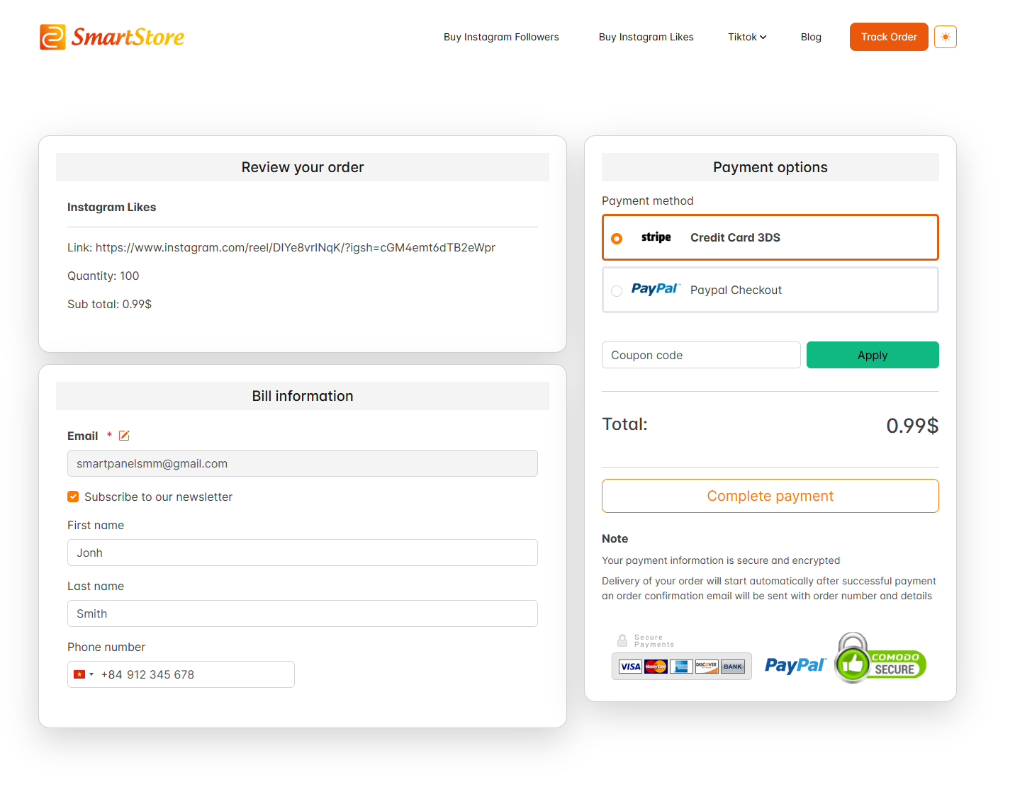 SmartStore - SMM Store Script by SmartKaido | CodeCanyon