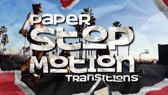 Paper Stop Motion Transitions, Apple Motion Templates | VideoHive
