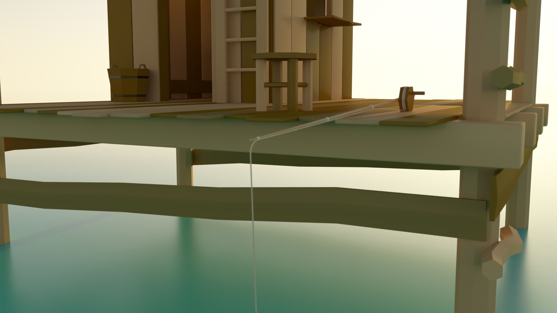 3D Sea Shack – Coastal Beach House Model by Gergedan | 3DOcean