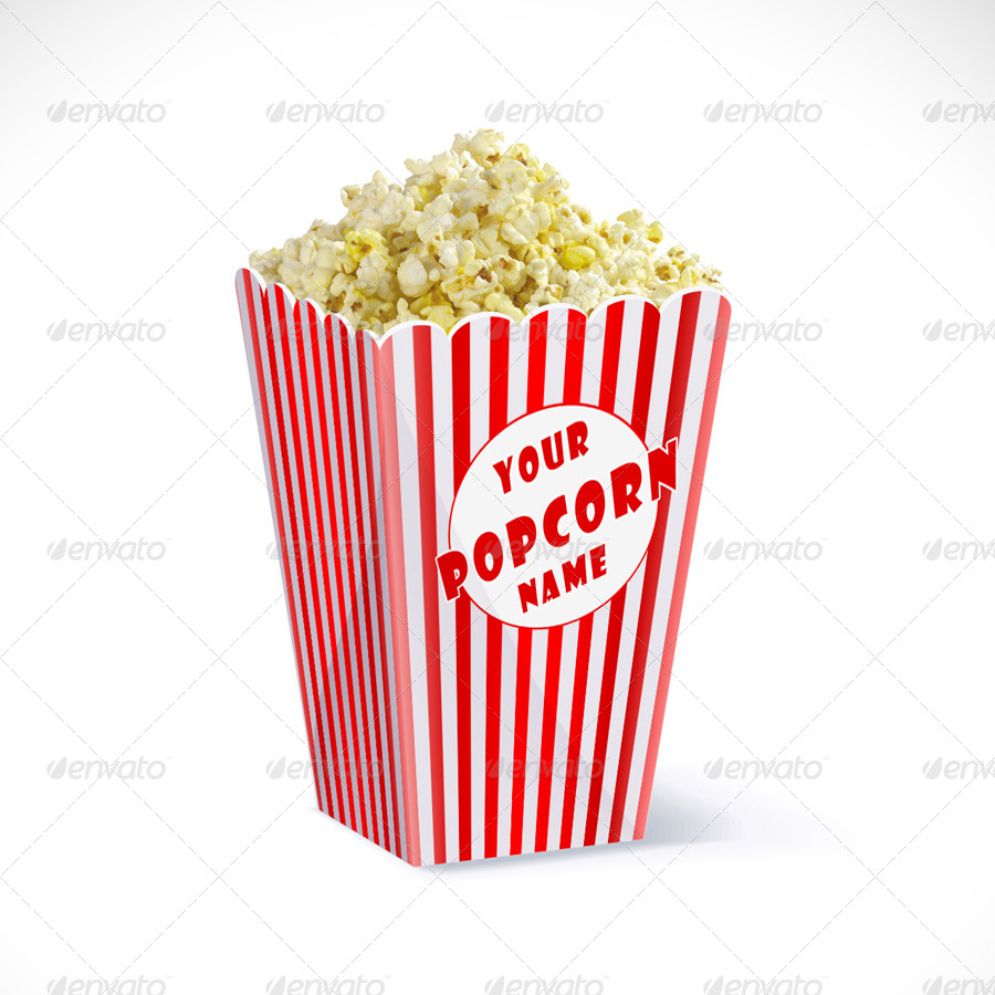Popcorn Buckets Mock-up, Graphics | GraphicRiver