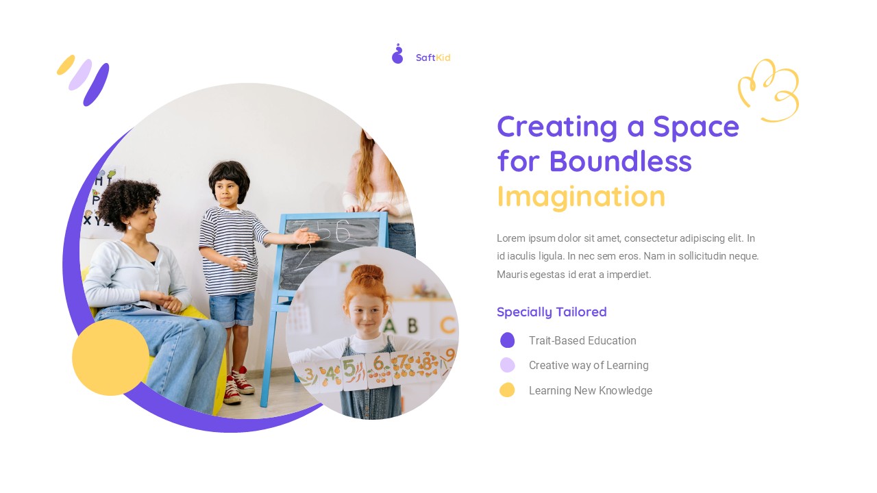 Kindergarten Google Slide Template, Presentation Templates | GraphicRiver