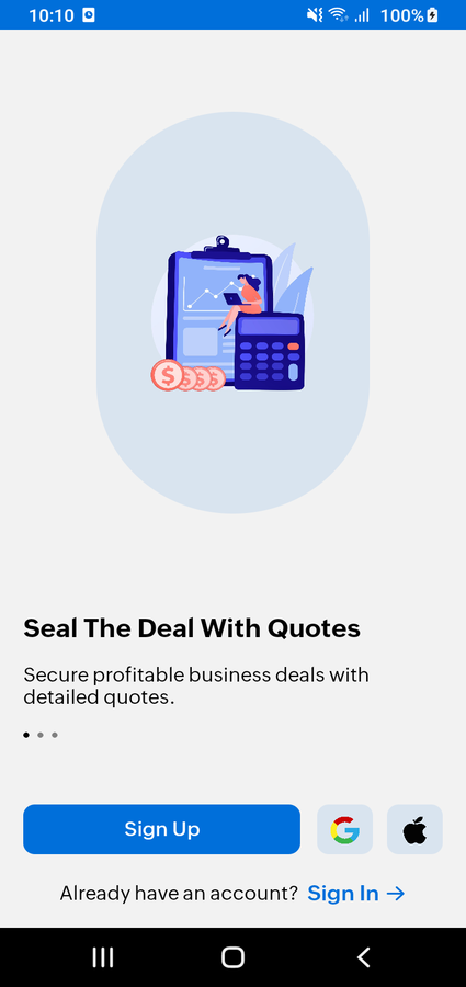 Accounting App - Invoice Generator | Business Ledger React Native iOS ...