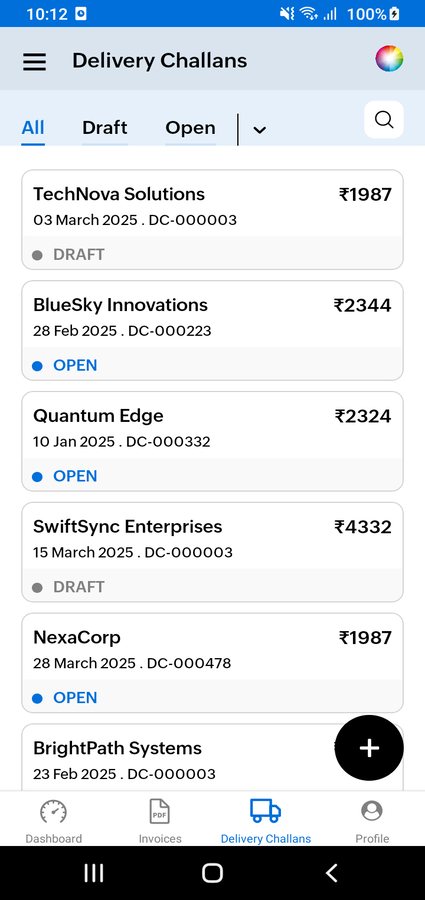 Accounting App - Invoice Generator | Business Ledger React Native iOS ...