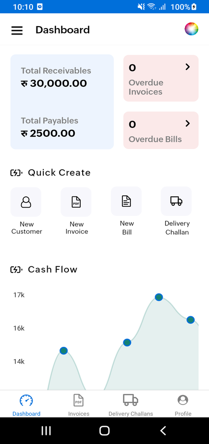 Accounting App - Invoice Generator | Business Ledger React Native iOS ...