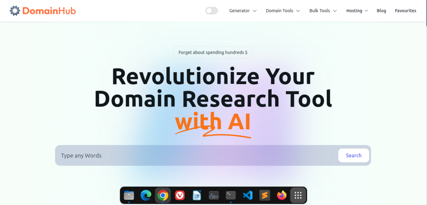 Domain GPT - AI Domain Name Generator | Instant Domain Search | React ...