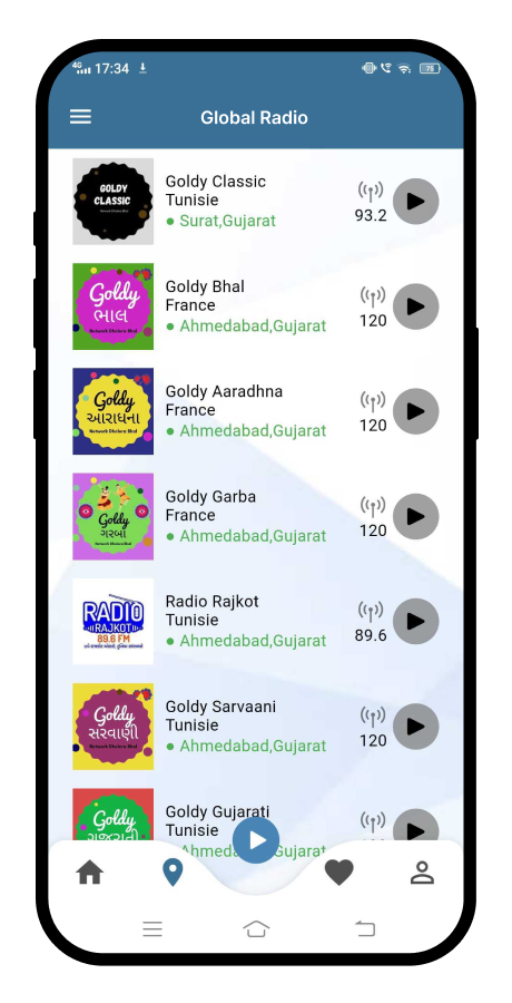 Global Radio app - Full Flutter Radio app with admin panel | Flutter Full App by VocsyInfotech