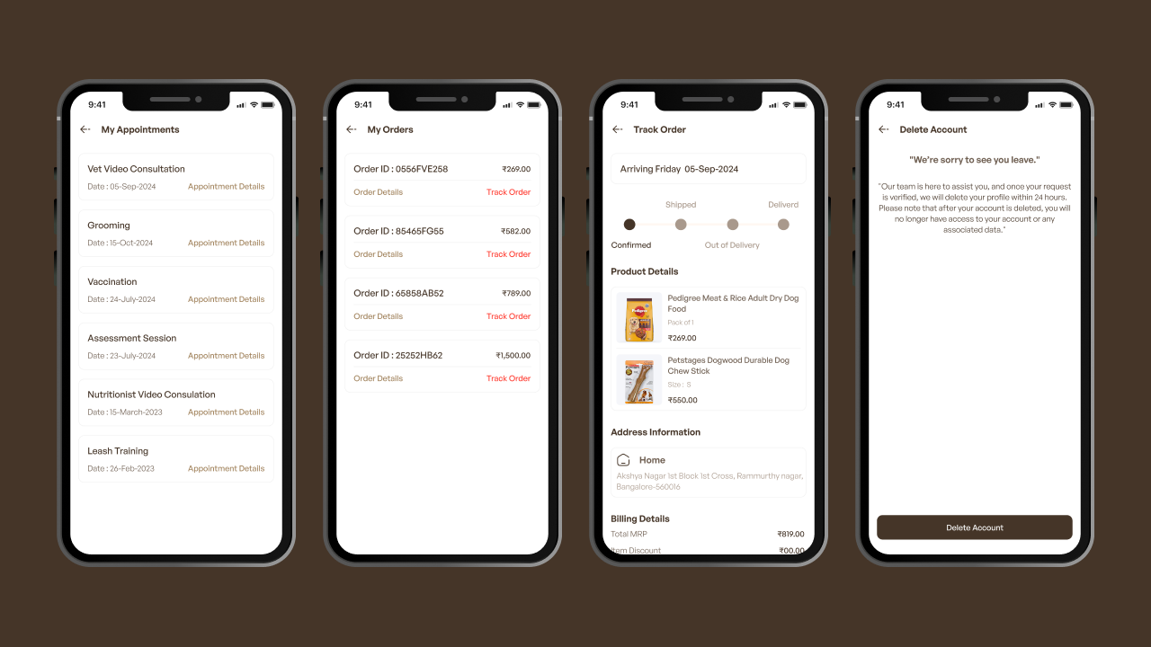 Prime Pet Care Flutter App UI Kit by thefuturelens | CodeCanyon