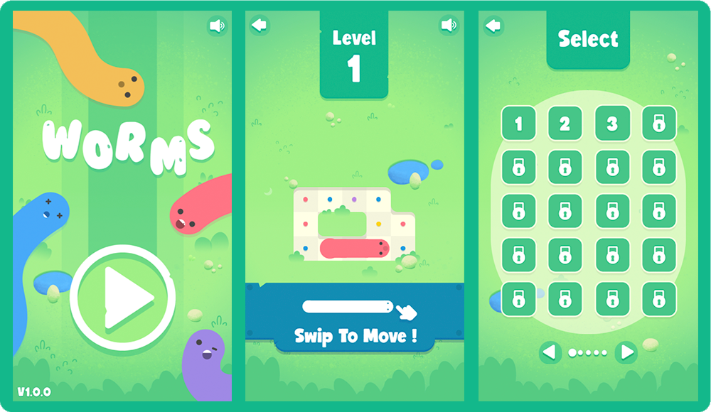 Worms - HTML5 Game by DevIndieStudio | CodeCanyon
