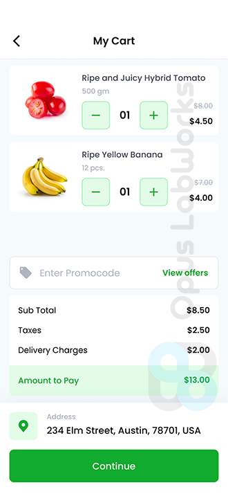 4 App Template| Online Grocery Ordering App| Order & Delivery App ...