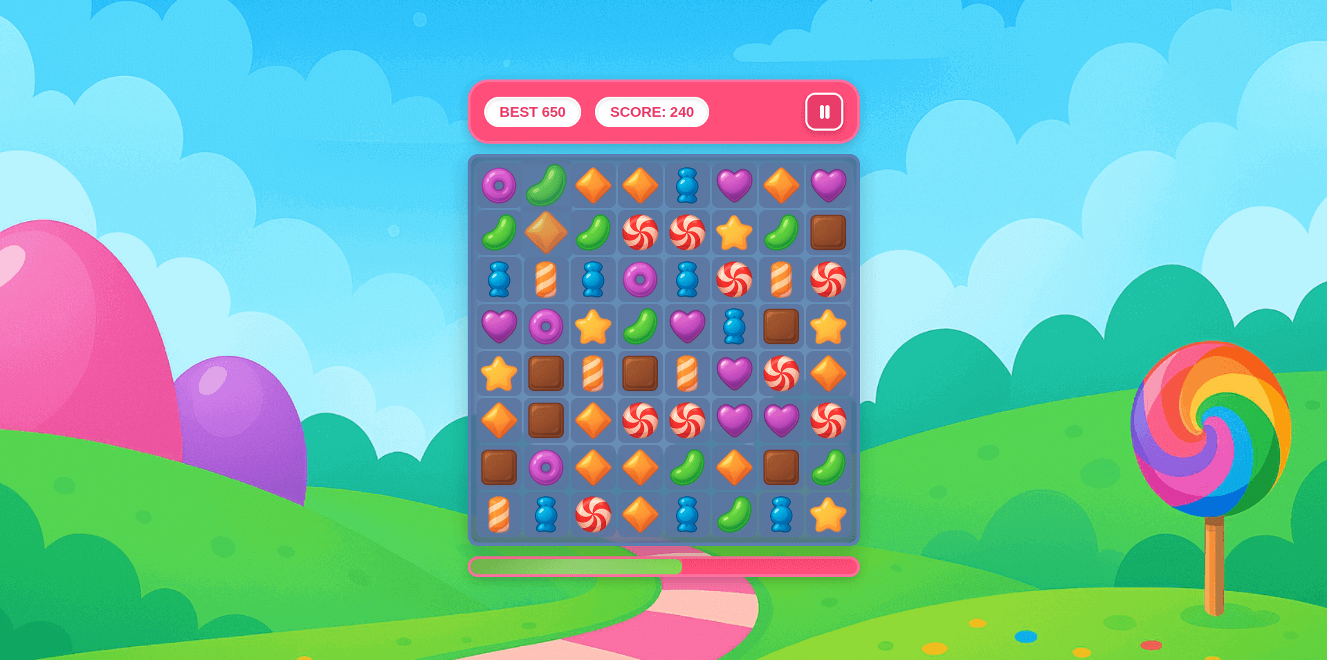 Pop Candy – Most Addictive HTML5 Game by techxedo | CodeCanyon