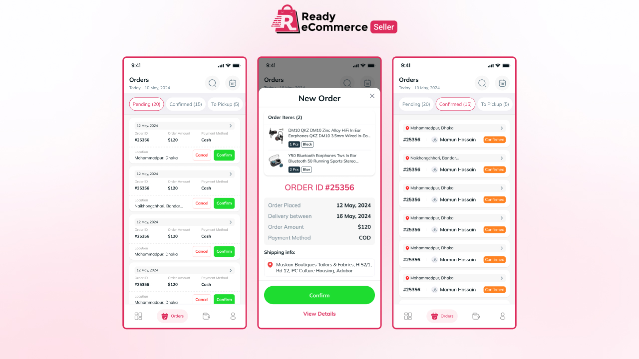 Ready eCommerce - E-Commerce Seller App | Store App | Provider App ...