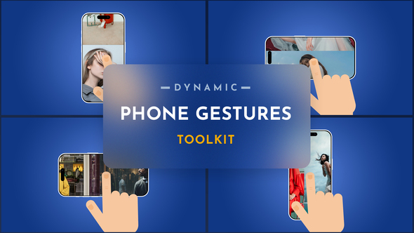 Dynamic Phone Gestures Toolkit for Premiere Pro, Premiere Pro Templates