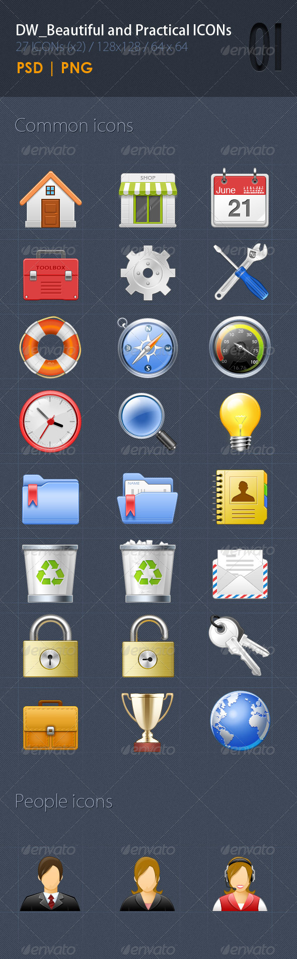 27 Web&System ICON, Icons | GraphicRiver