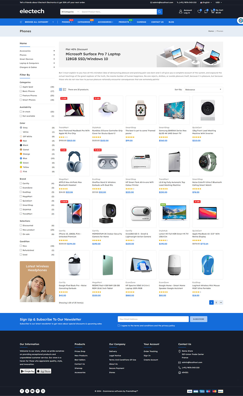 Electech - Electronics Mega Store Prestashop Responsive Theme by codezeel