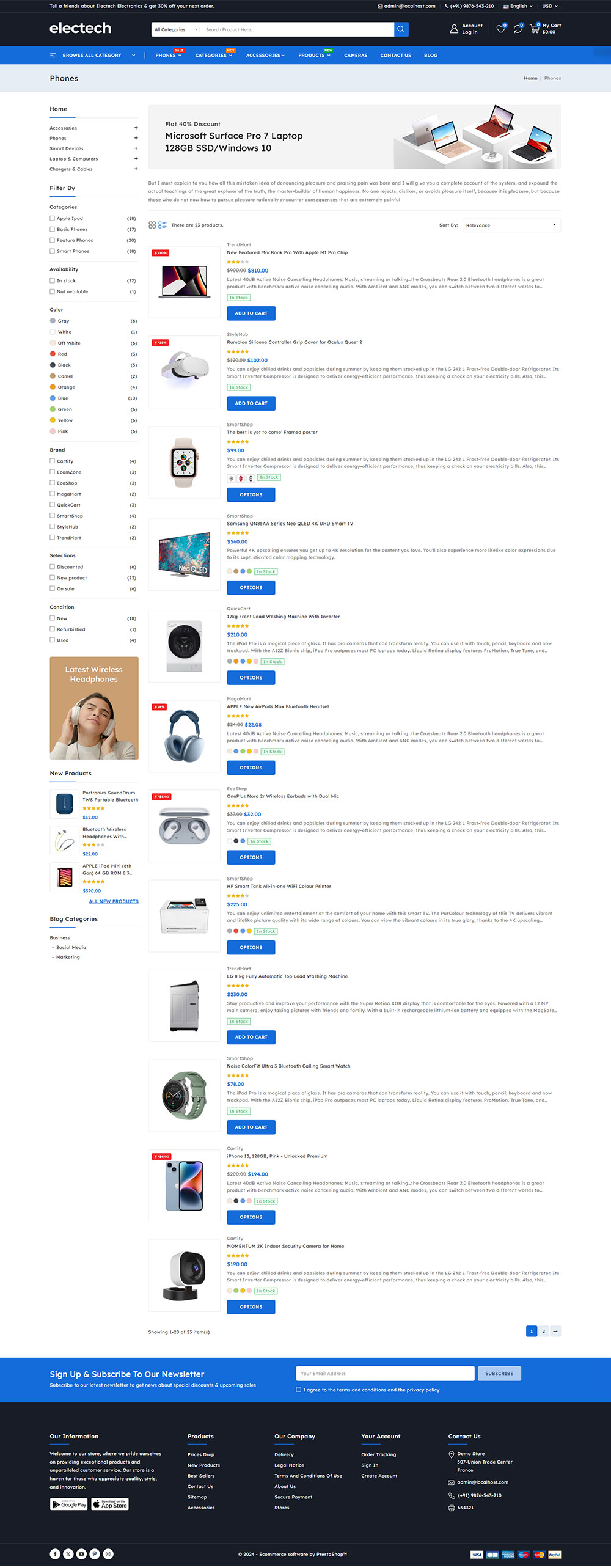 Electech - Electronics Mega Store Prestashop Responsive Theme by codezeel