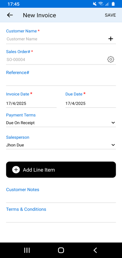 Invoice Maker - Invoice Management | Online Mobile Invoicing React ...