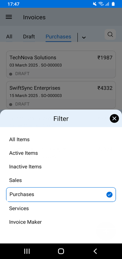 Invoice Maker - Invoice Management | Online Mobile Invoicing React ...