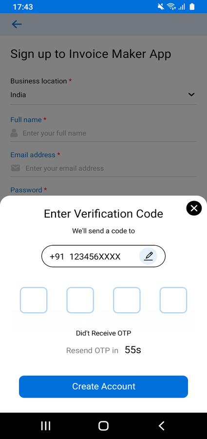 Invoice Maker - Invoice Management | Online Mobile Invoicing React ...