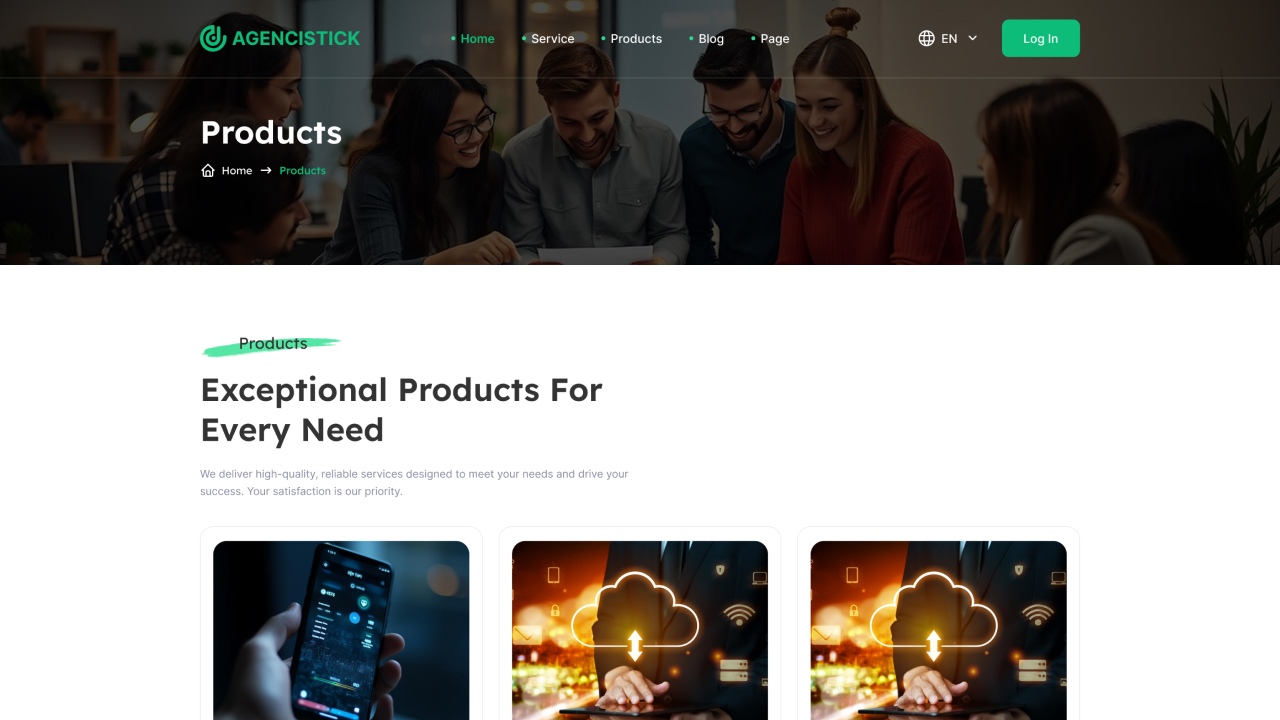 Agencistick - A complete Versatile Portfolio Agency Website | User ...
