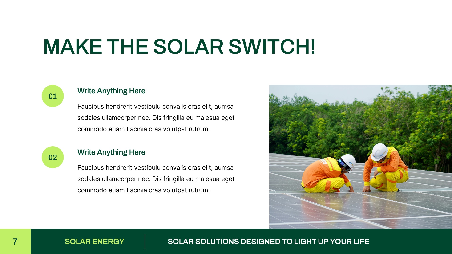 Solar Energy PowerPoint Template, Presentation Templates | GraphicRiver