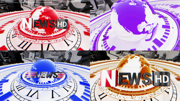 Digital Planet 24 News Intro, Premiere Pro Templates | VideoHive